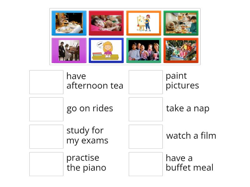 Unit 2 Vocabulary Game - Match up