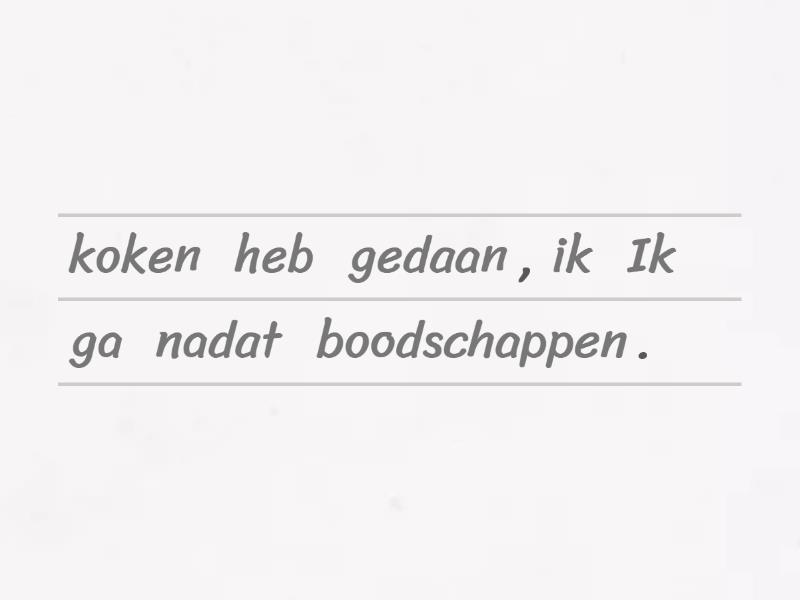 Taalcompleet B1 3.5 voordat nadat - Unjumble