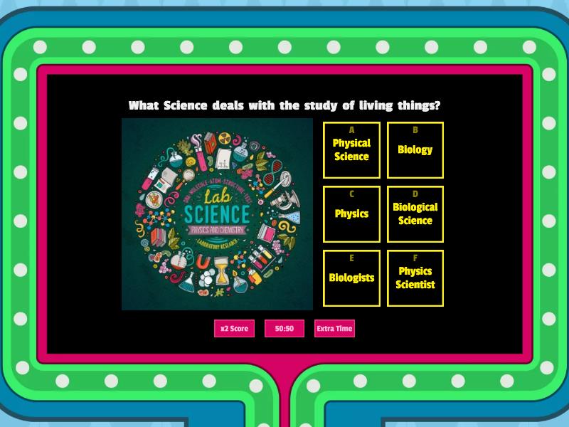 Science Grade 5 Quiz - Gameshow quiz