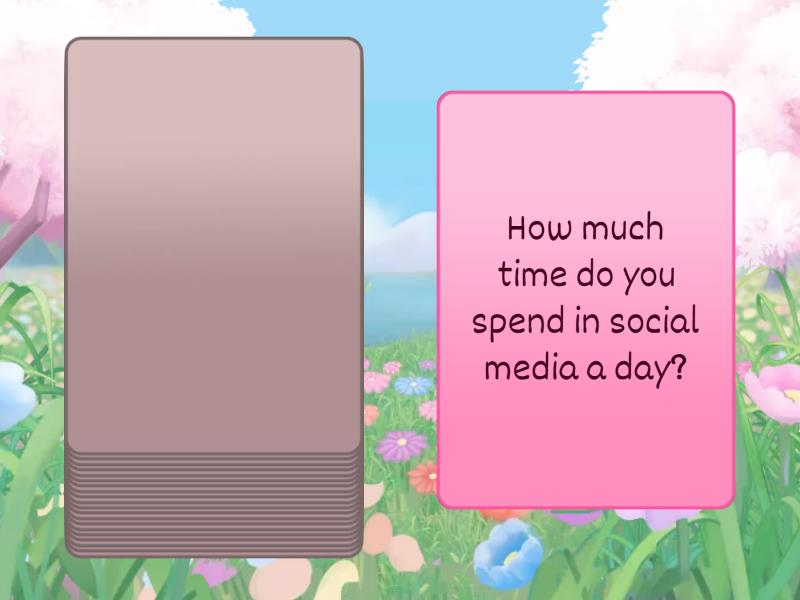 1D_Telling time discussion - Speaking cards