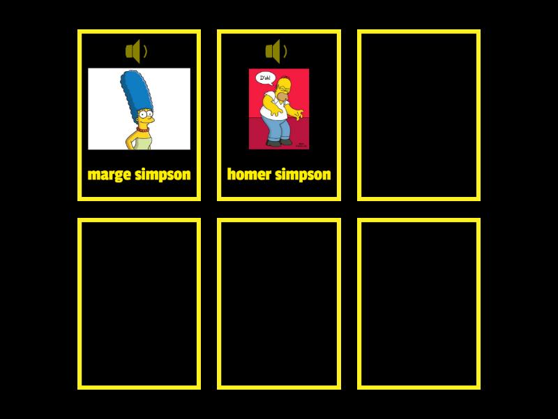 fun simpson hard - Matching pairs