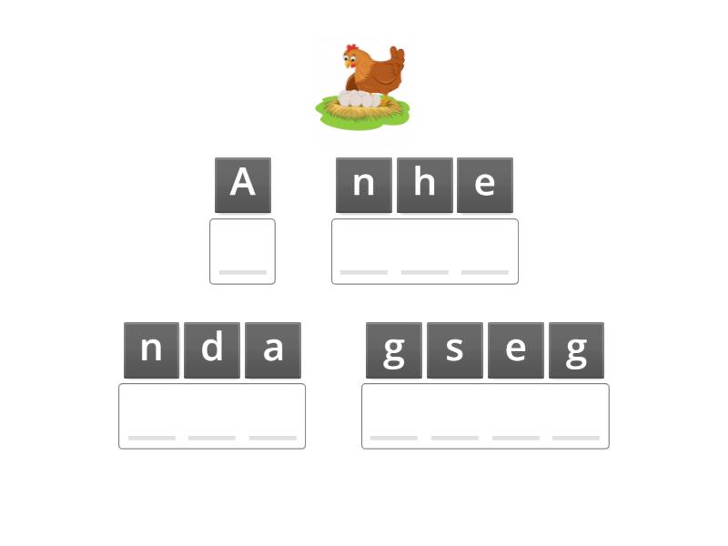 CVC phrases - Anagrama