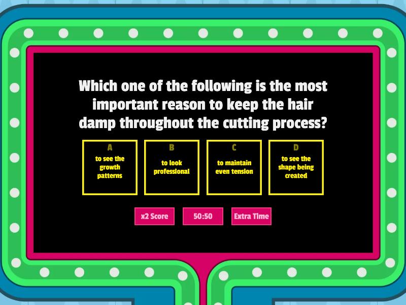 Creative Cutting Quiz - Gameshow quiz