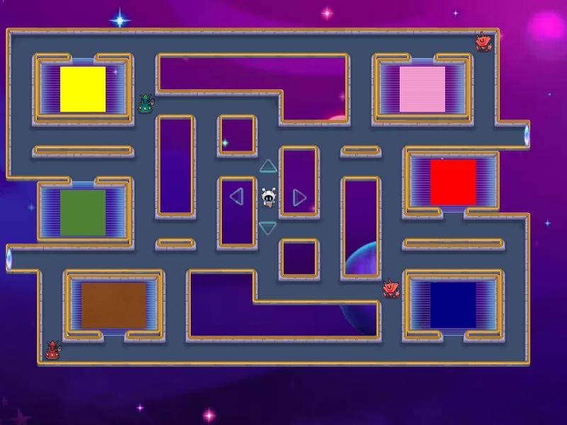 PACMAN COLOURS - Persecución en el laberinto