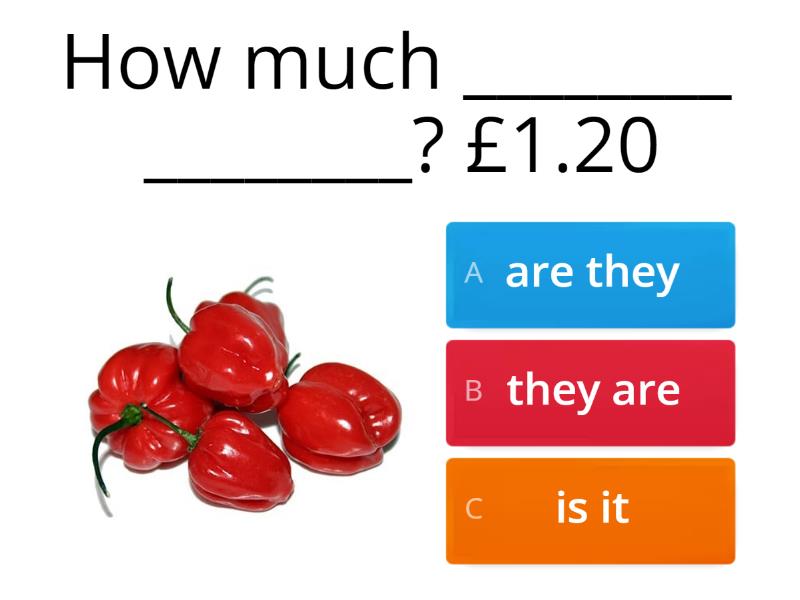 How much is it? How much are they? - Quiz