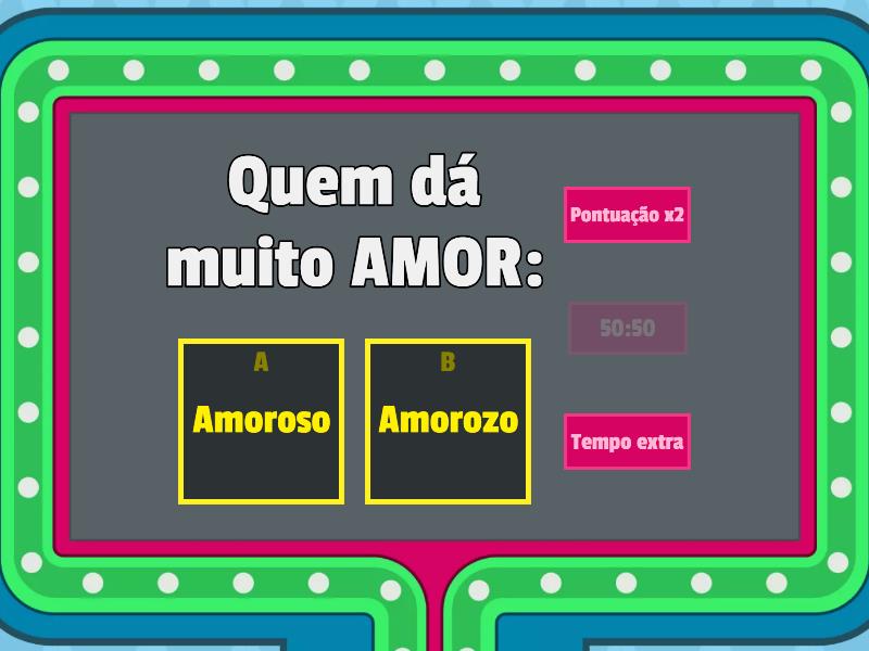 Ortografia -OSO/OSA - Game show de TV