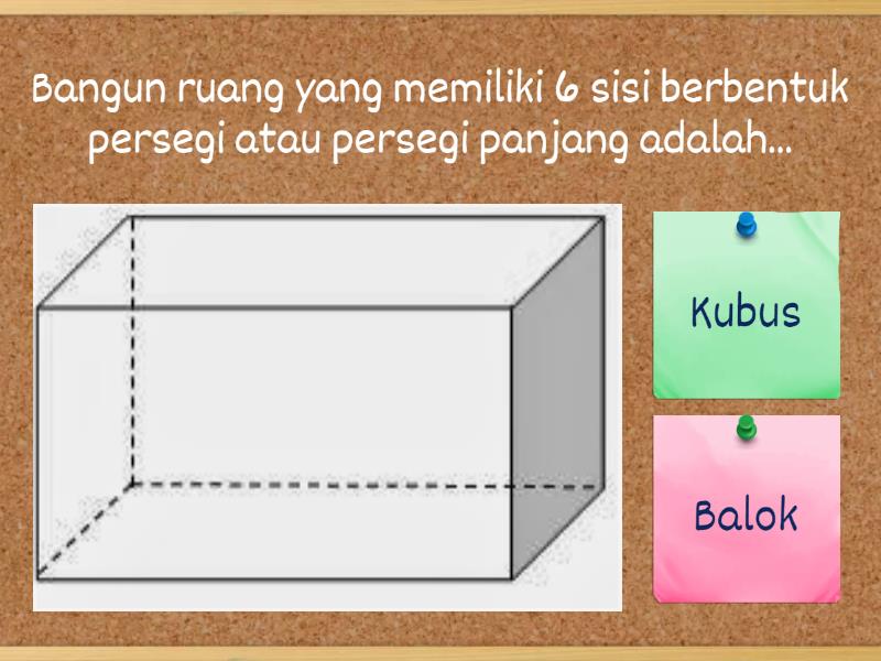 MENGENAL BANGUN RUANG DAN BANGUN DATAR - Quiz