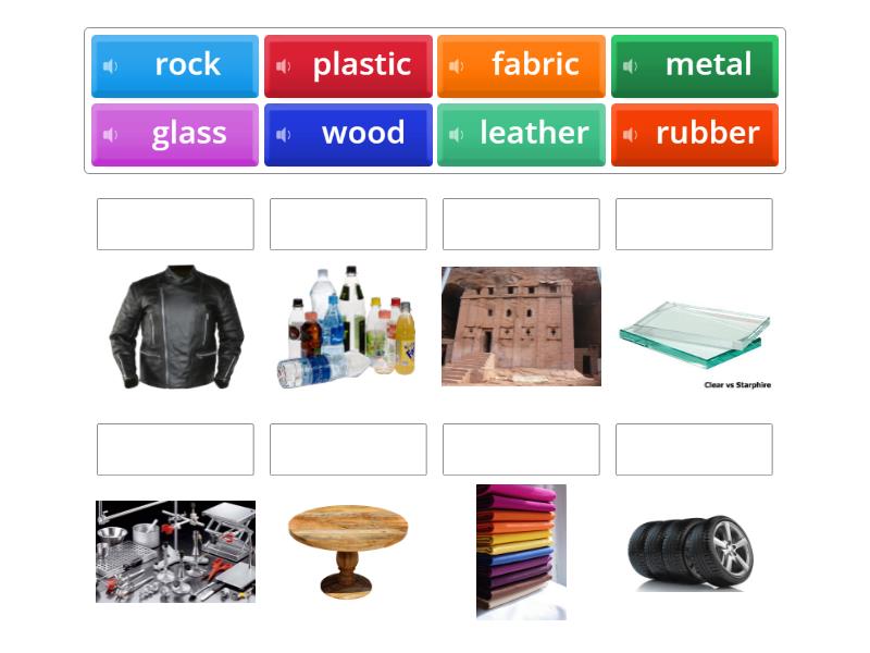 Materials - Match up