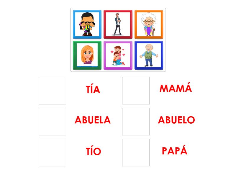 JUEGO DE PALABRAS DE LA FAMILIA - Match up