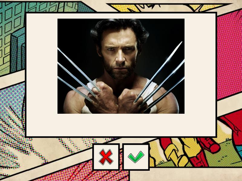 SUPERHEROES - Flash cards