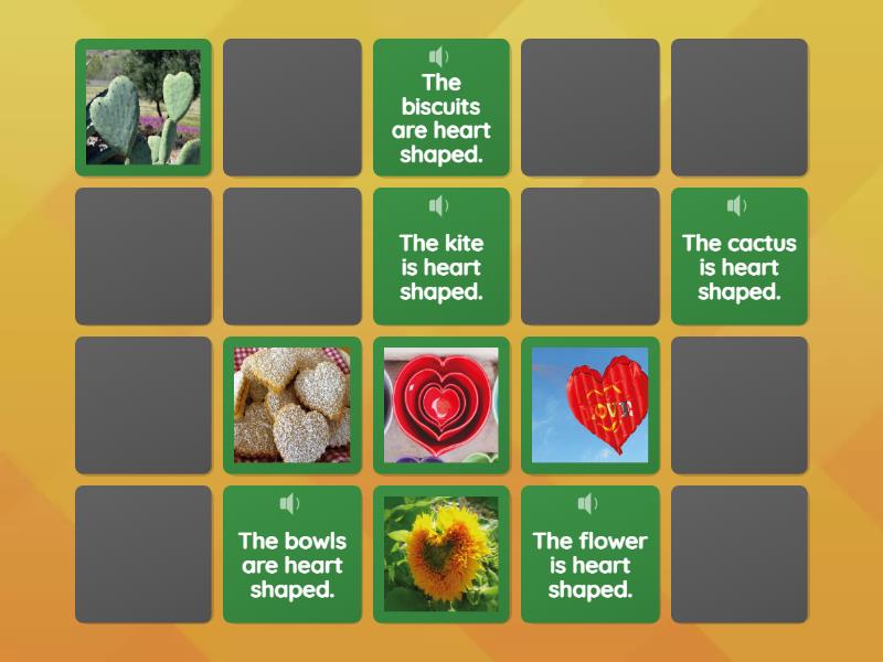 Heart Shaped - Matching pairs