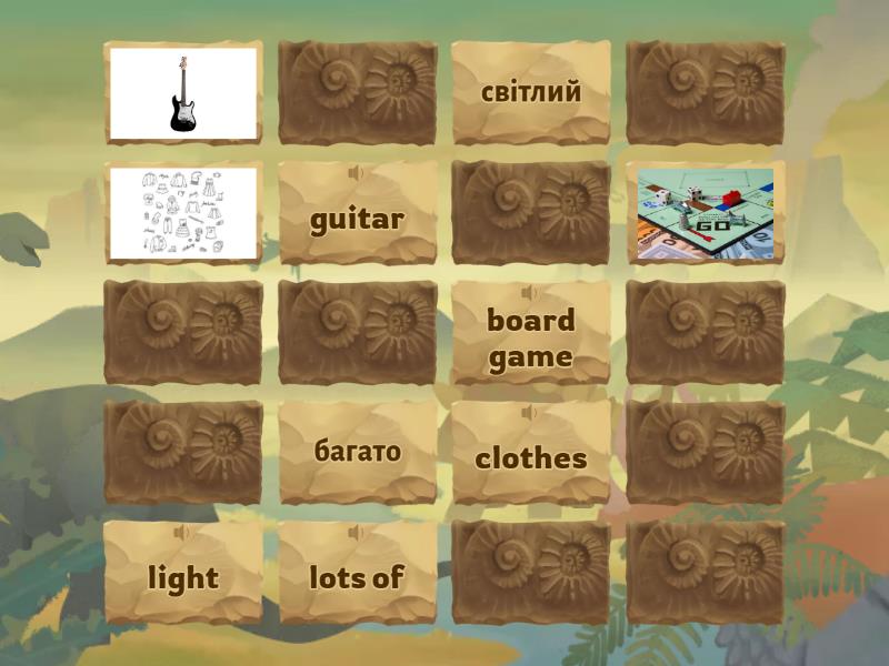 prepare 3 objects - Matching pairs