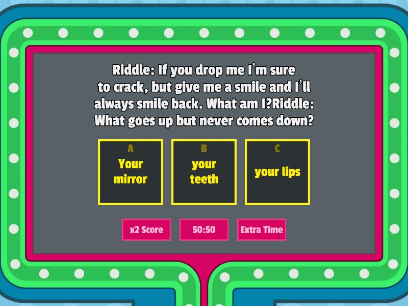 Riddles - Gameshow quiz