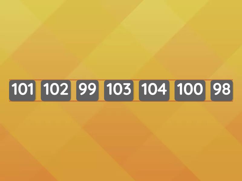 Counting Past 100 (By 1s) - Unjumble