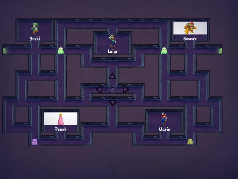 Super Mario Pac-Man - Perseguição em labirinto