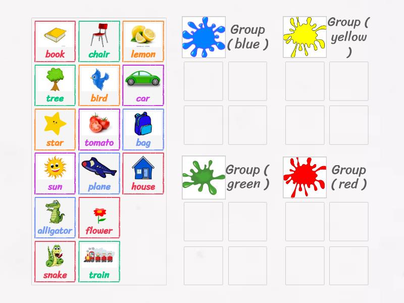 Grade1 Quiz game with teacher Ali AlAli - Group sort