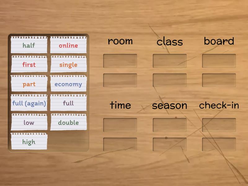 6E — COMPOUNDS - Group sort