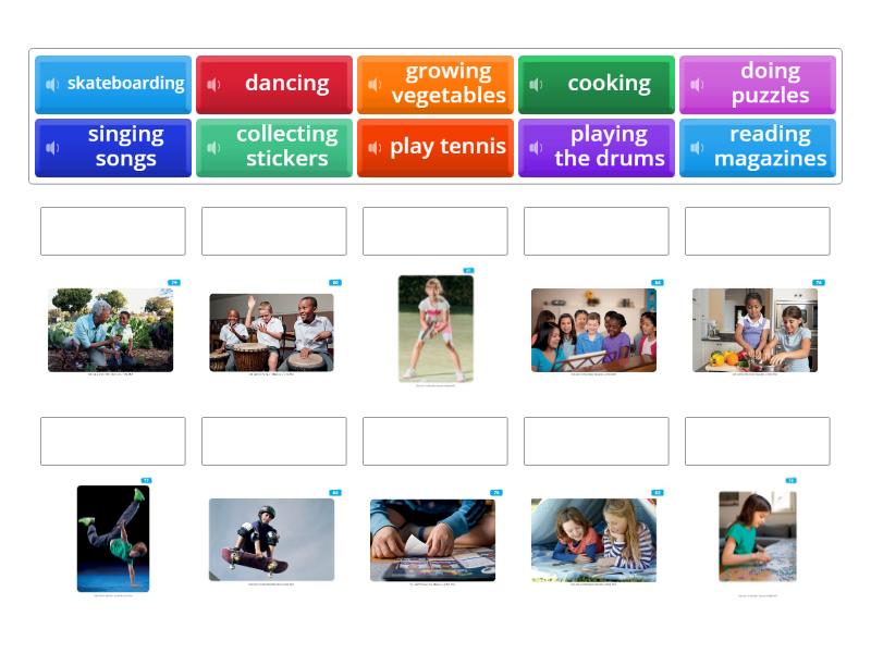 Kids Can 4 Unit 5 - Match up