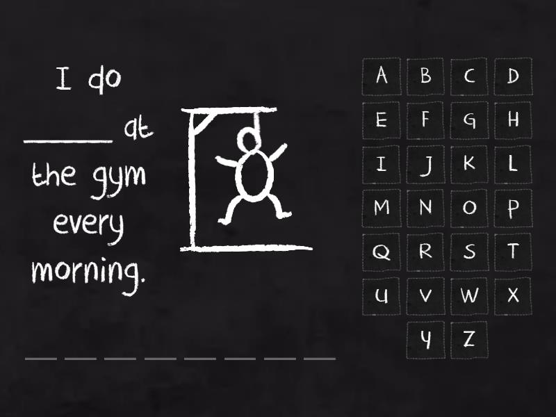routines - Hangman