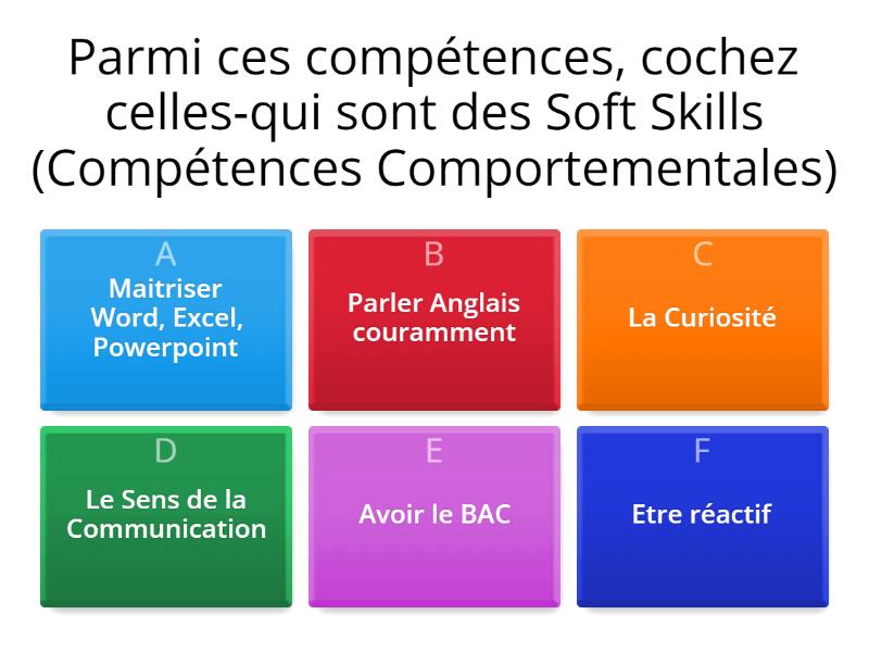 Les Soft Skills - Quiz