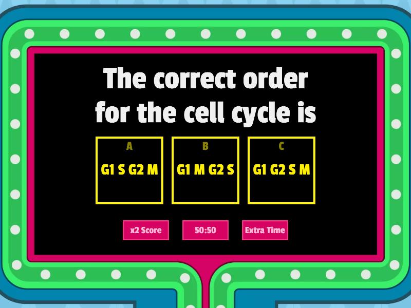 Cell Cycle and Binary Fission - Gameshow quiz