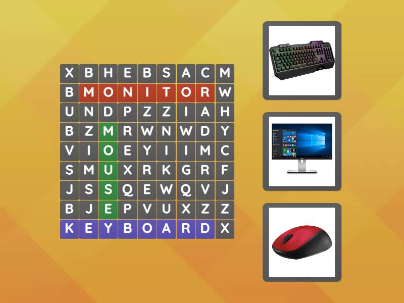 Komponen Hardware Komputer - Wordsearch
