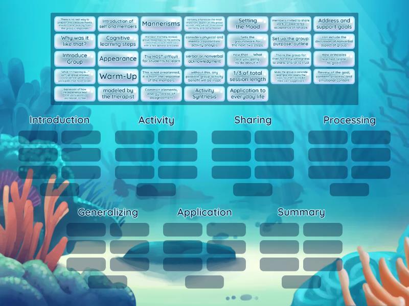 Cole's 7 Steps Sort - Ordenar por grupo