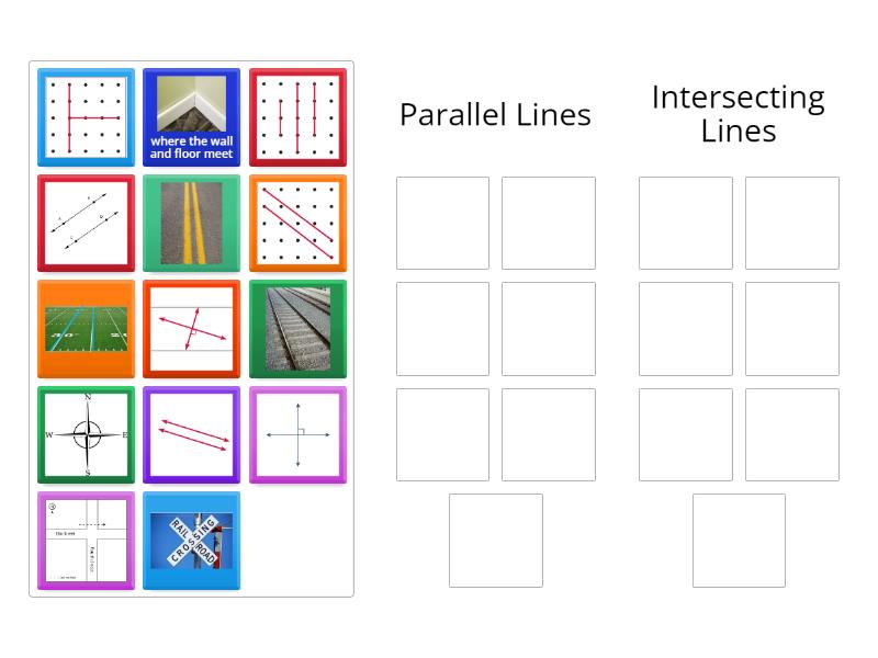 Parallel and Intersecting Lines - Ordenar por grupo