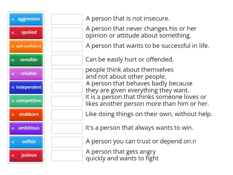 Personality - Match up
