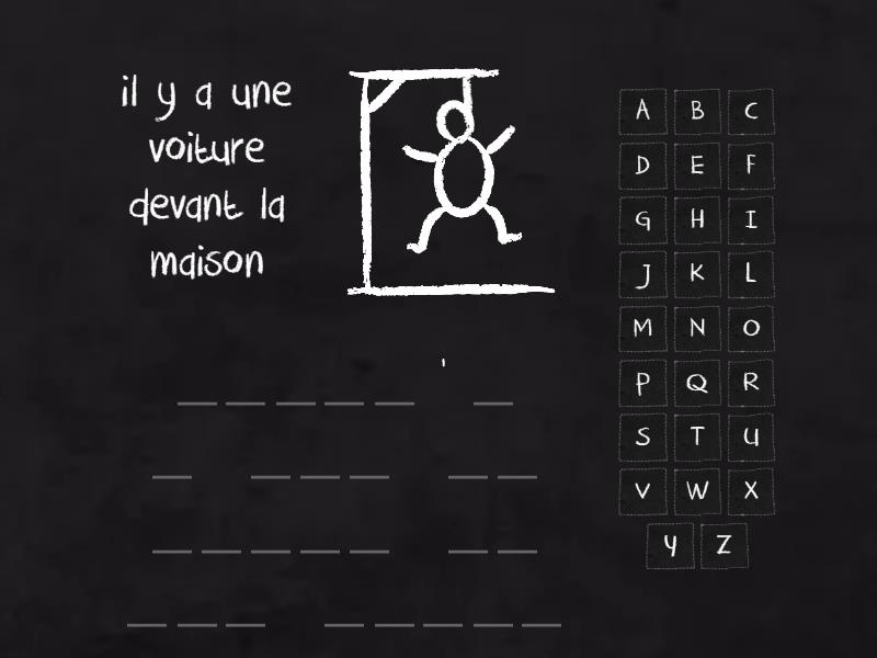 A1.4 I draw you draw PENDU - Hangman