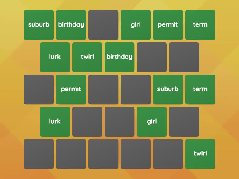 memory game 2 - Matching pairs