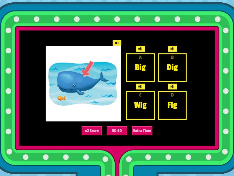 Oxford Phonics in-ig-it-ix - Gameshow quiz