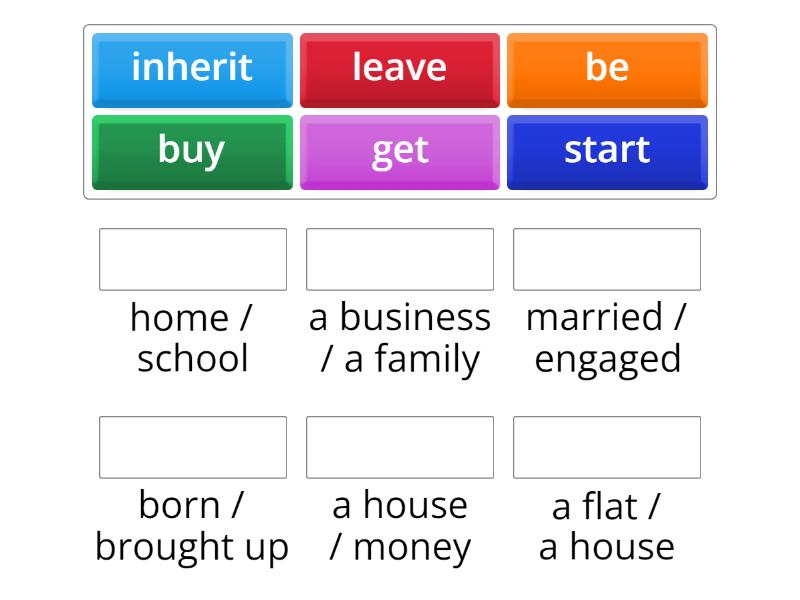 Stages of life - Match up