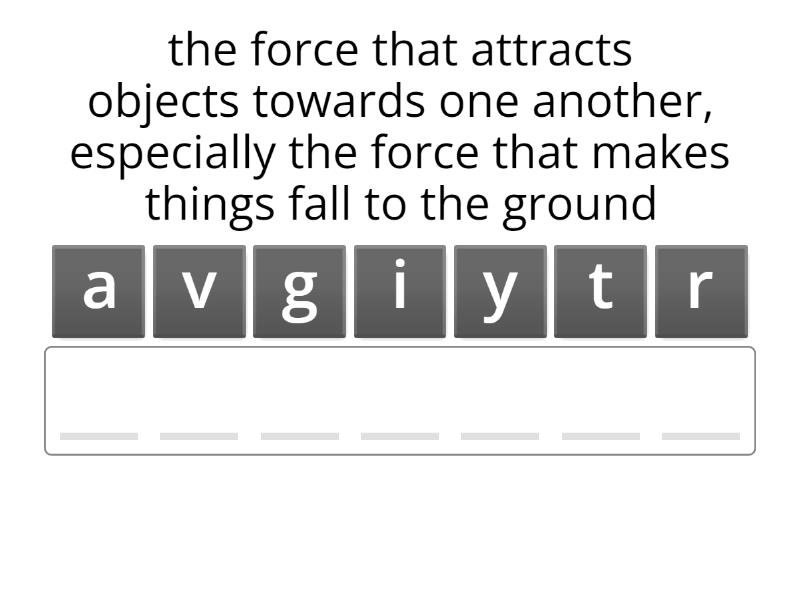 G3-Science-Unit 6- Lesson 1 - Anagrama