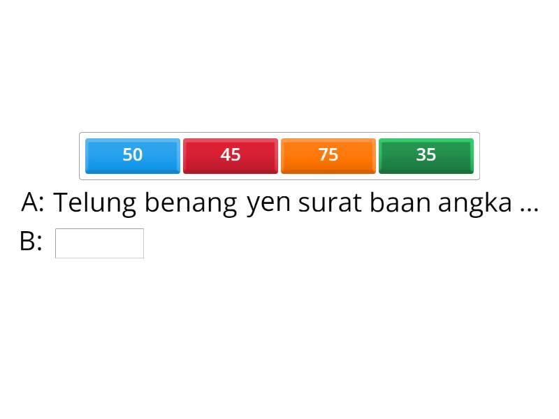 Soal Bahasa Bali Kelas II "Angka Bali" - Complete the sentence