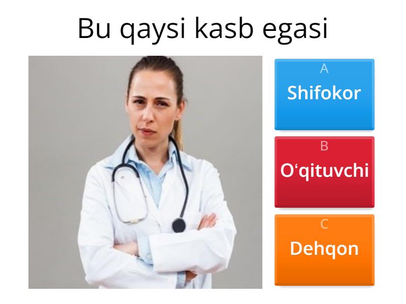 Kasiblar haqida - Quiz