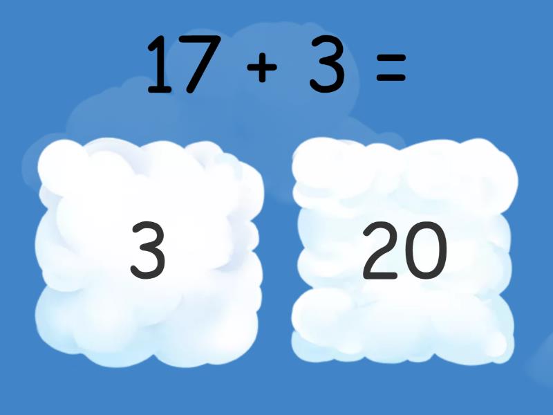 Addition 11 - 20 (+ 3) - Quiz - Cuestionario