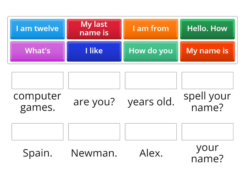 Introduction - Match up