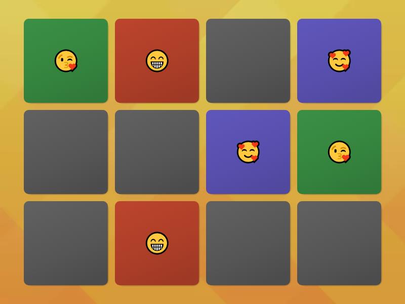 emoji - Matching pairs