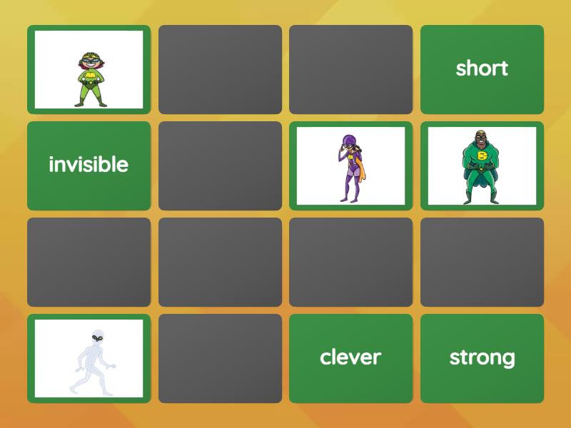 Superheroes_ - Matching pairs