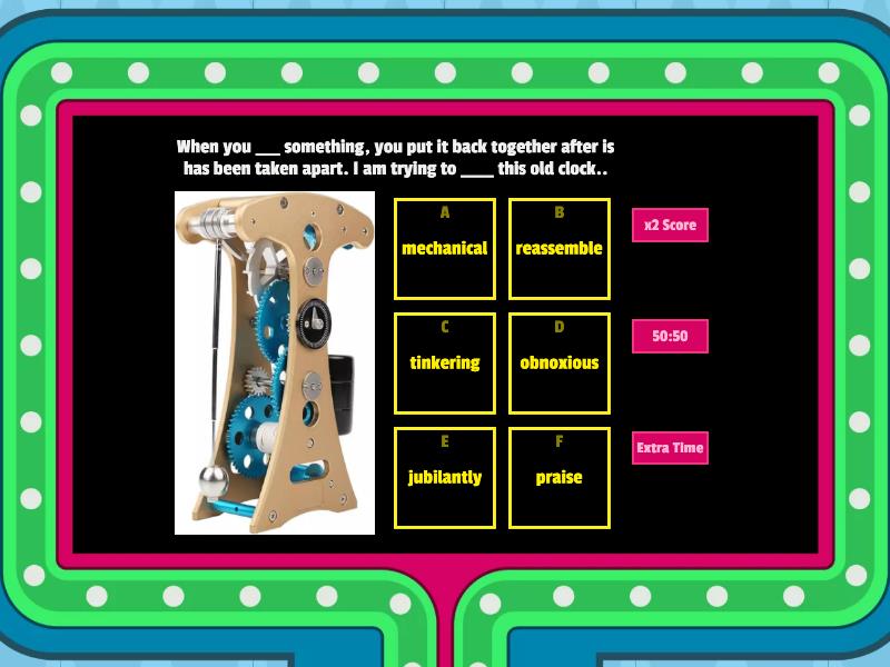 HMH Into Reading G2 Module 1 week 3 vocabulary - Gameshow quiz