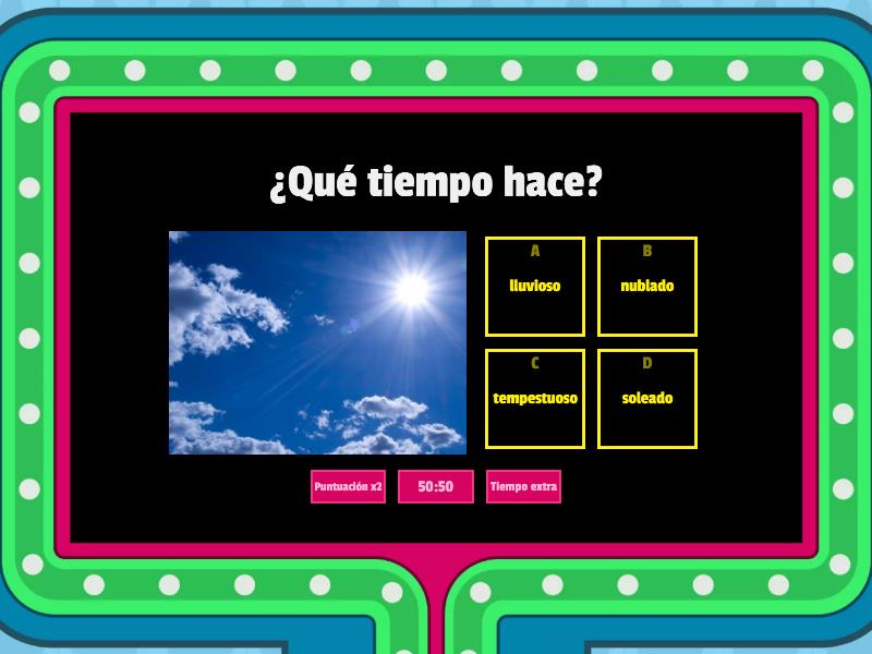 Estados del tiempo - Gameshow quiz