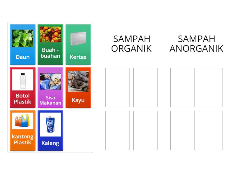 Jenis - Jenis Sampah - Group sort