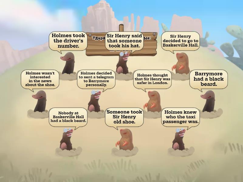 Hit the right mole - Whack-a-mole