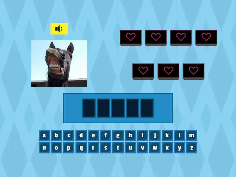 tt1 unit 5 animals body parts - Hangman