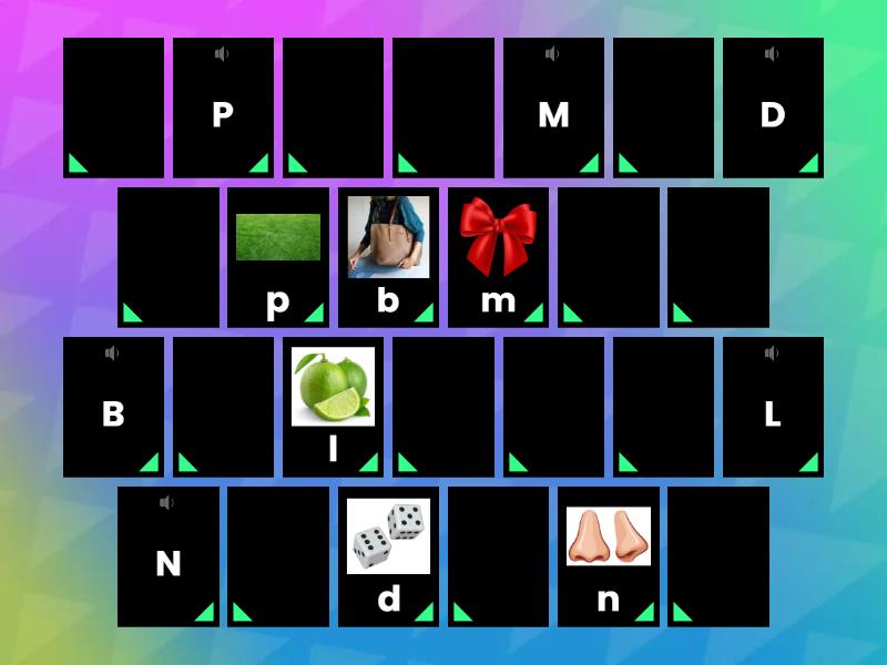 Parejas de letras - Matching pairs
