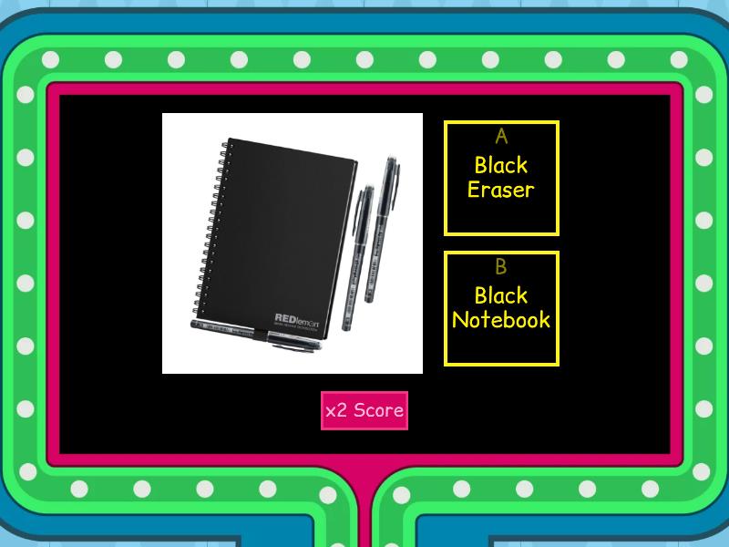 School Supplies Quiz Gameshow Quiz