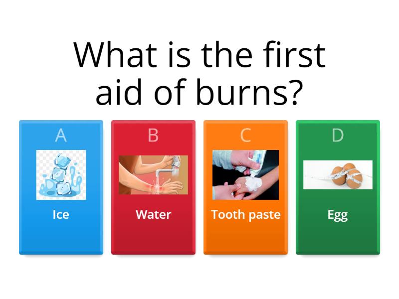 Burn prevention and first aid - Quiz
