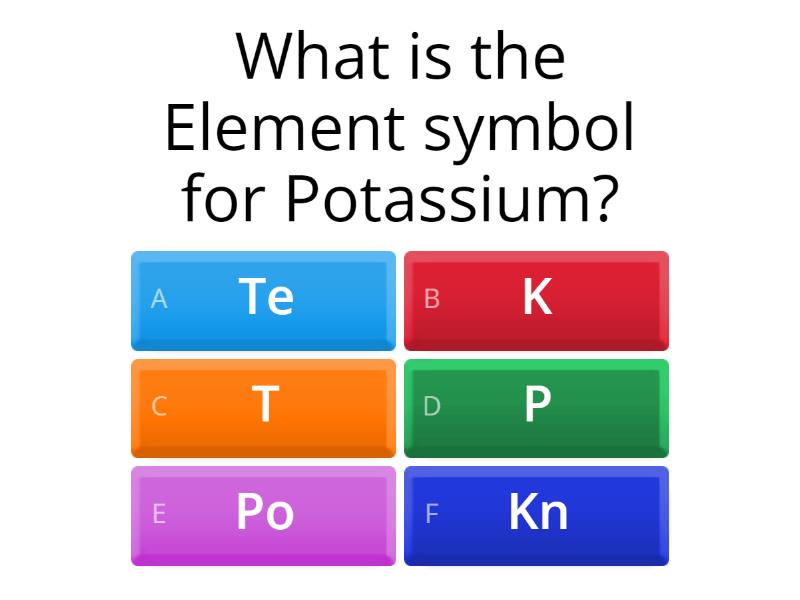 Elements - Quiz