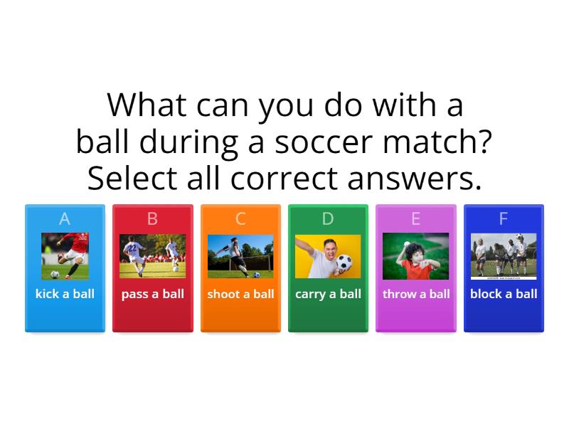 Sports Vocabulary Quiz - Cuestionario